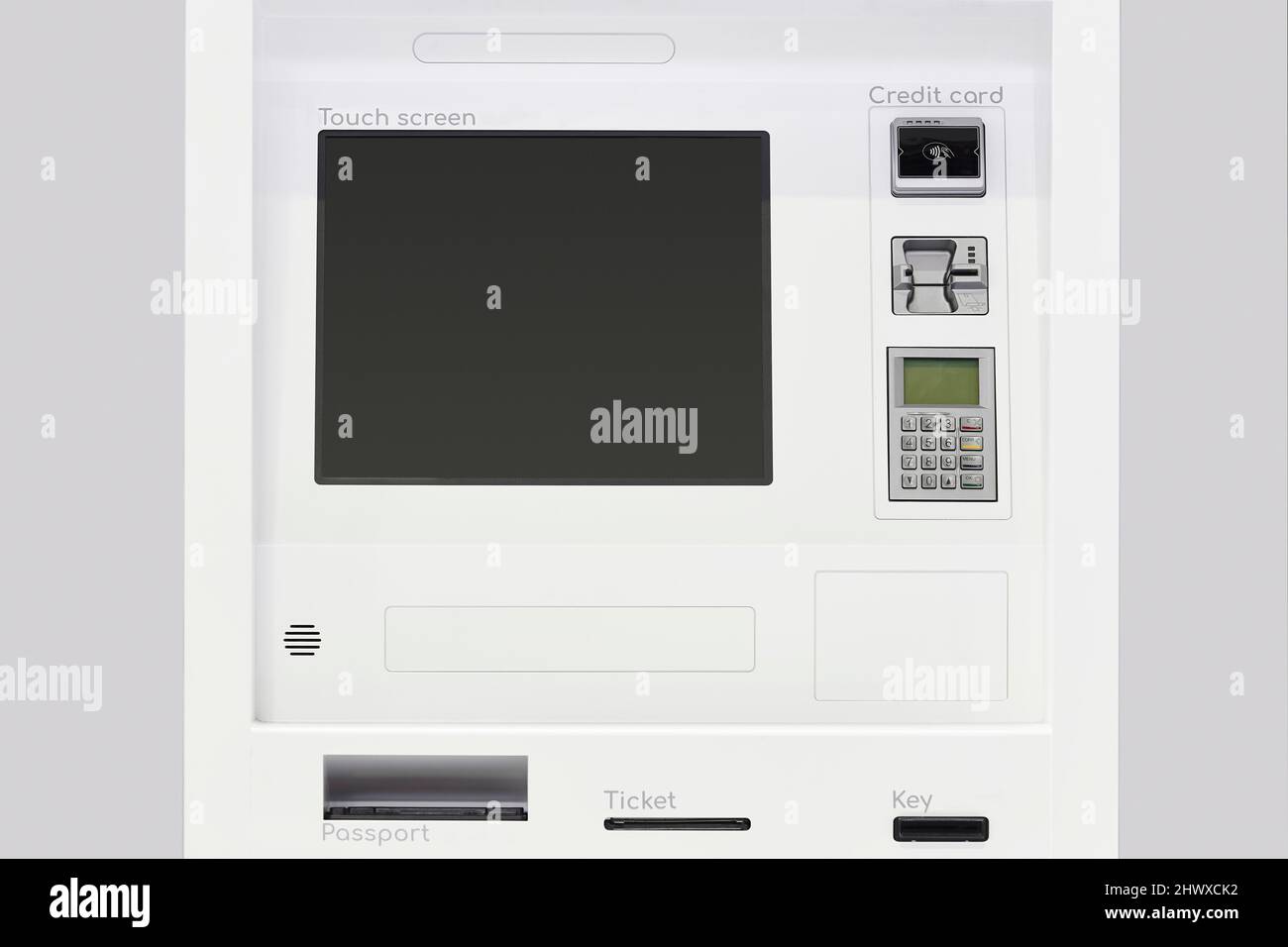 Atm multifuction machine. Banking and commerce. Cash money withdrawl ...