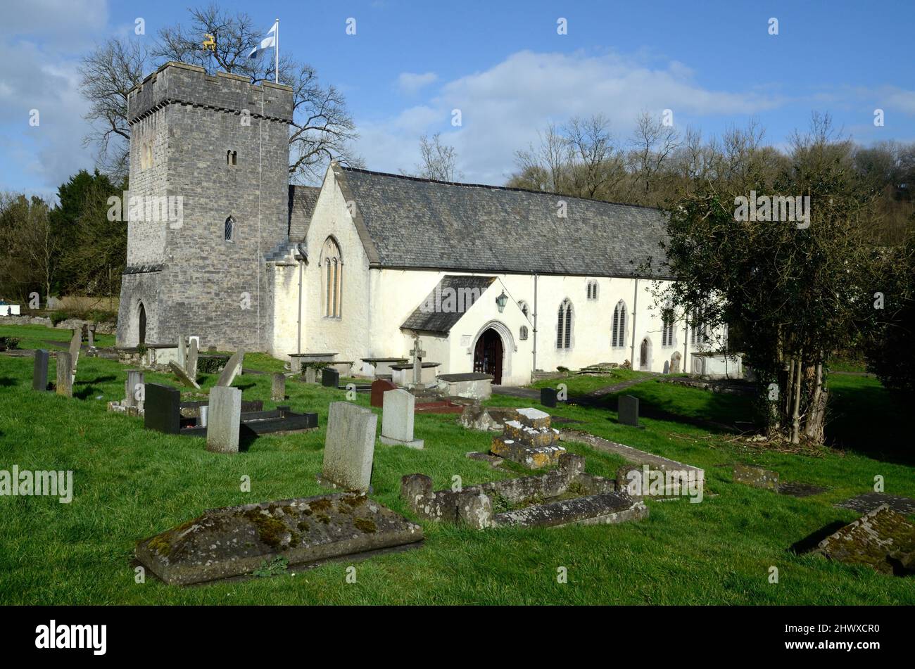 Historic St Cadogs church lLangafan home to Medieval wall paintings ...