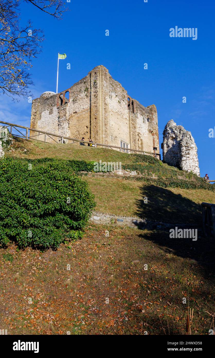 Guildford Castle Keep Great Tower in Guildford Castle Grounds ...