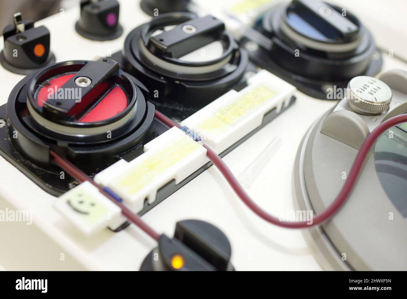 The Haemonetics MCS. This machine collects whole blood from a healthy ...