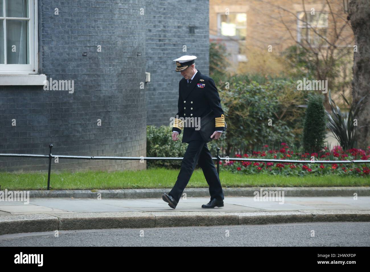 Chief of the defence staff, Admiral Sir Tony Radakin, arrives in ...