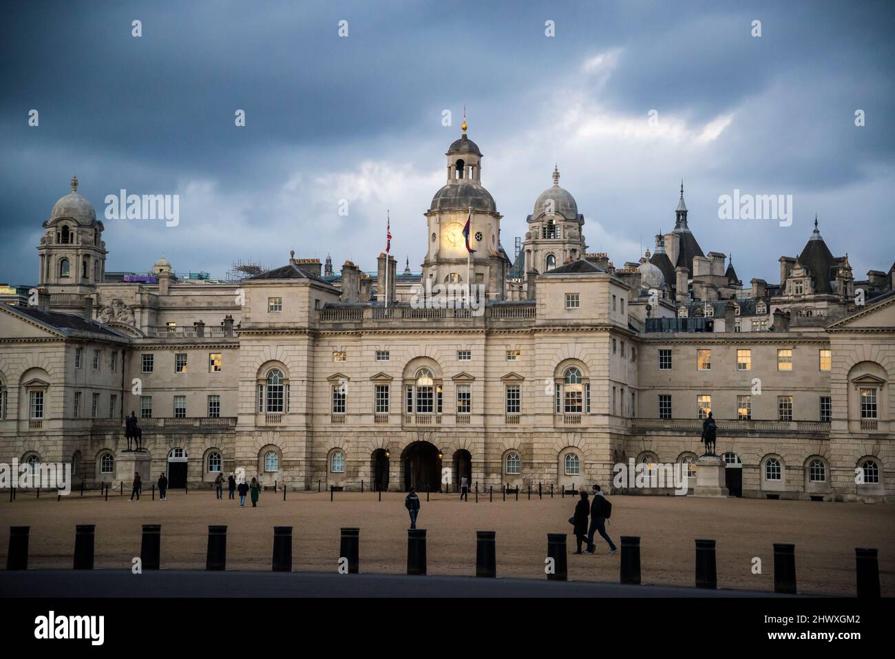 Horse Guards Parade, a large parade ground off Whitehall used for the ...