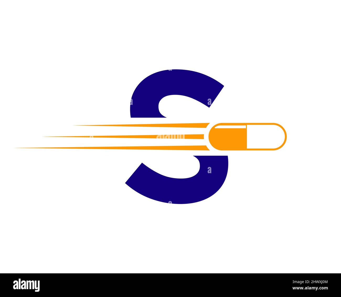 Medicine logo letter pill Stock Vector Images - Alamy