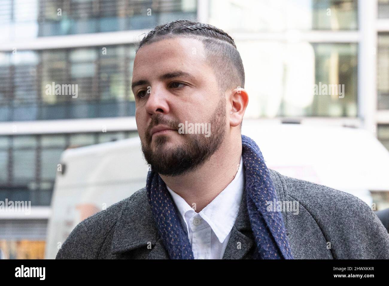 Sami Chokri arrives at the Rolls Building at the High Court in London ...