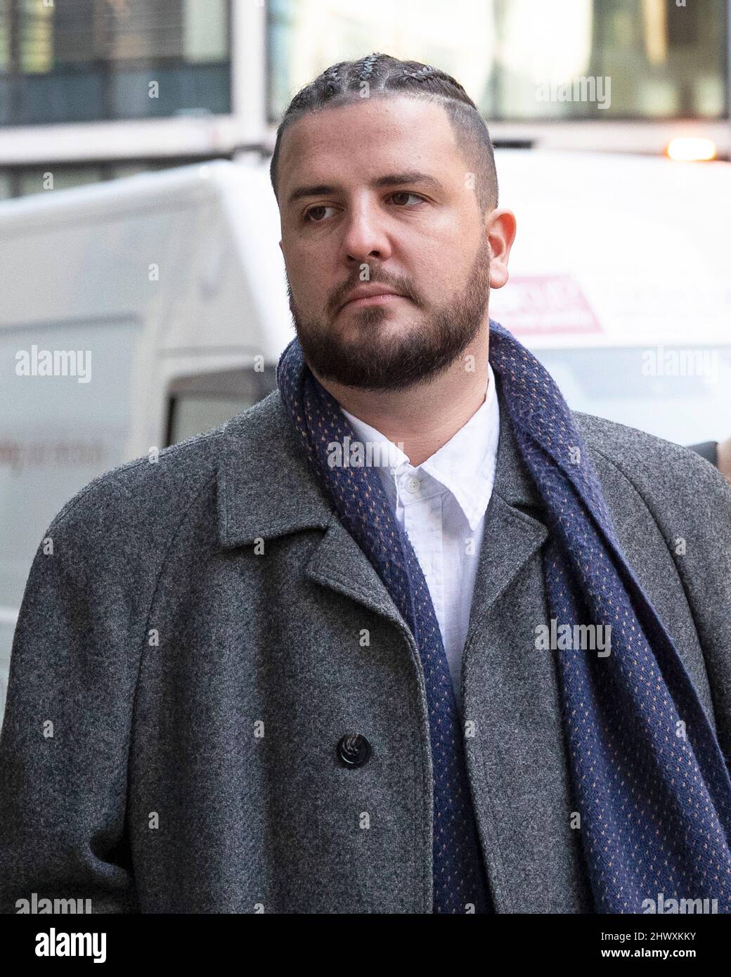 Sami Chokri arrives at the Rolls Building at the High Court in London ...