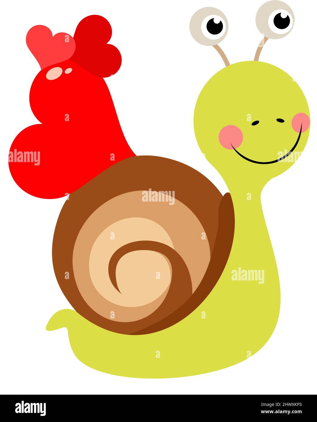 Cartoon snail shell hi-res stock photography and images - Alamy