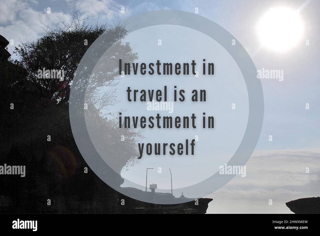 Motivational and Inspiration quote - Investment in travel is an ...