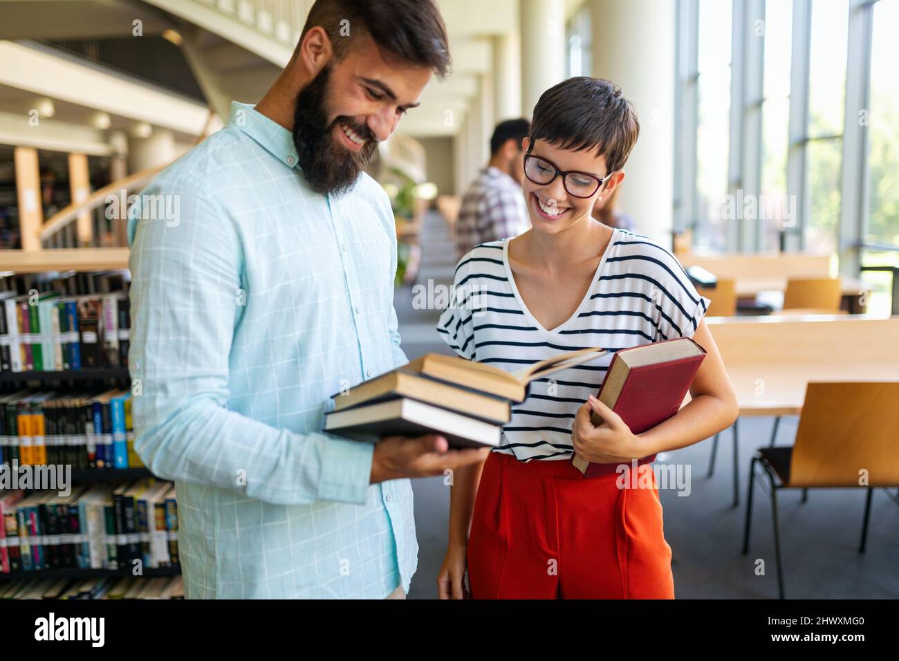 Education friendship people concept. Group of happy students learning ...