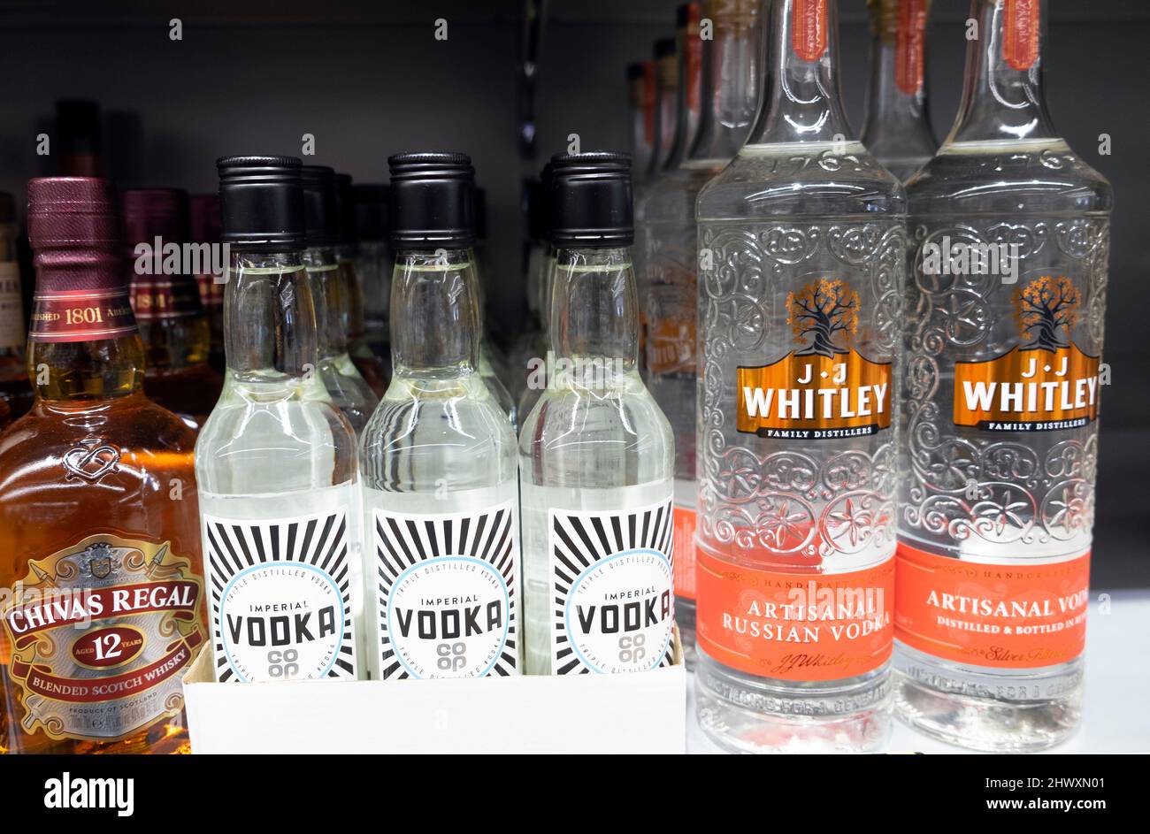 Vodka on shelf hi-res stock photography and images - Alamy
