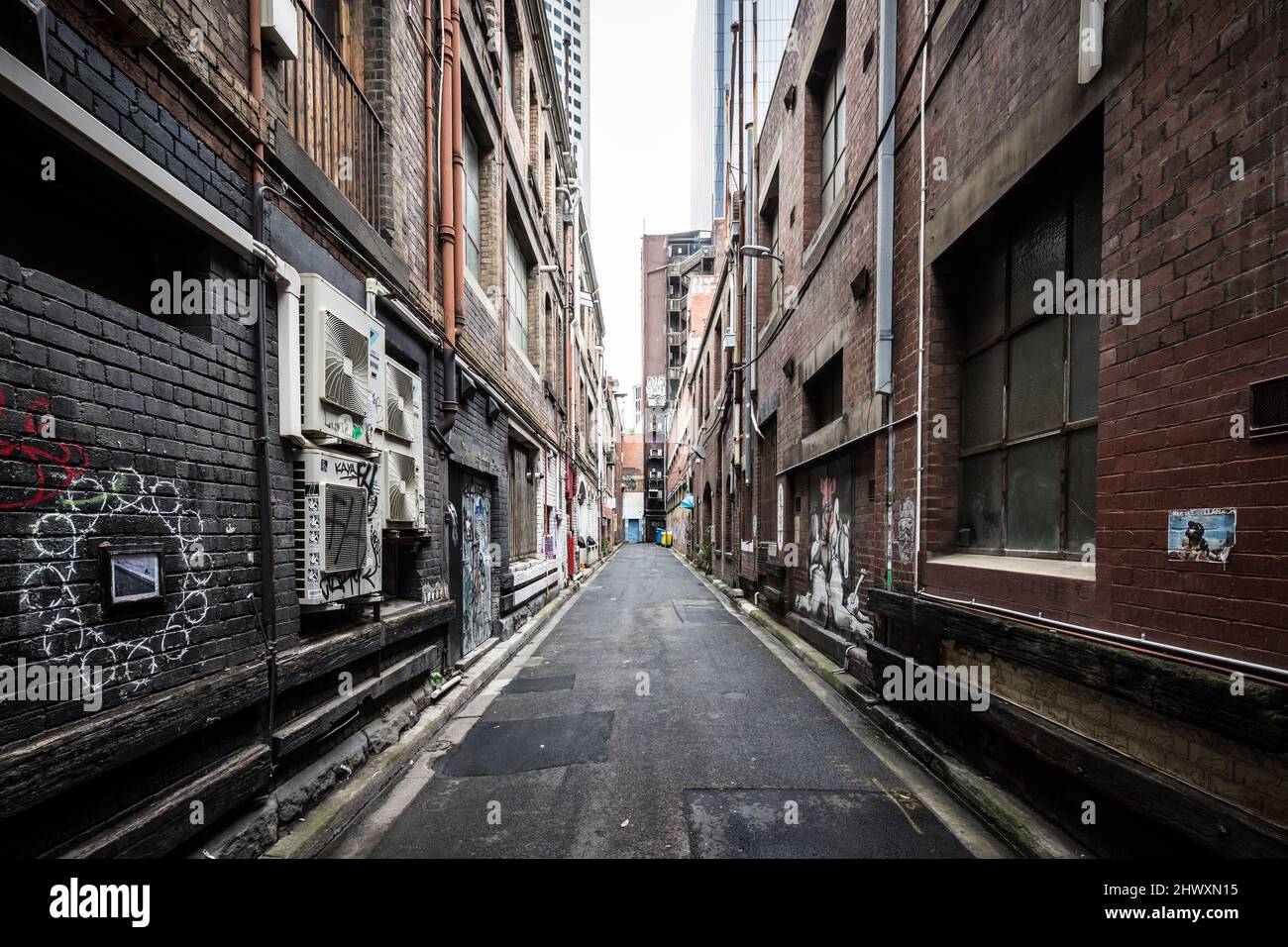 Warburton Lane Detail in Melbourne Australia Stock Photo - Alamy