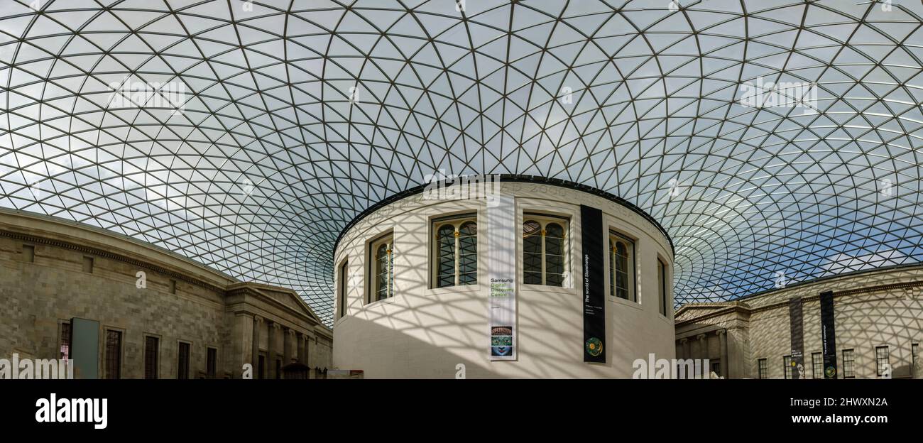 British museum, Great Atrium of Elizabeth II, London, England, Great ...