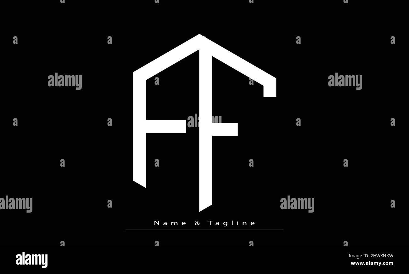 Ff initials logo Black and White Stock Photos & Images - Alamy