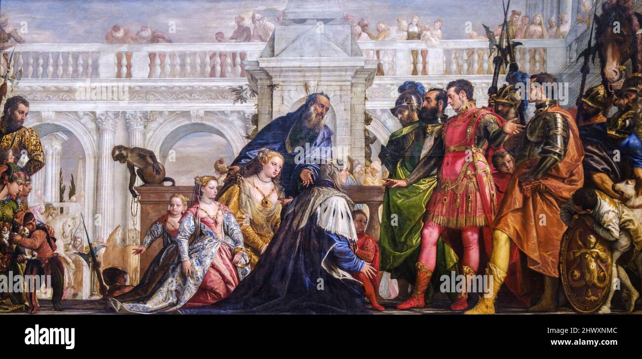 Paolo Veronese, The Family of Darius Before Alexander, 1565, oil on ...