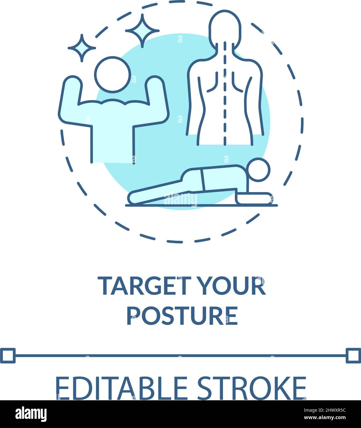 Muscle pain target Cut Out Stock Images & Pictures - Alamy