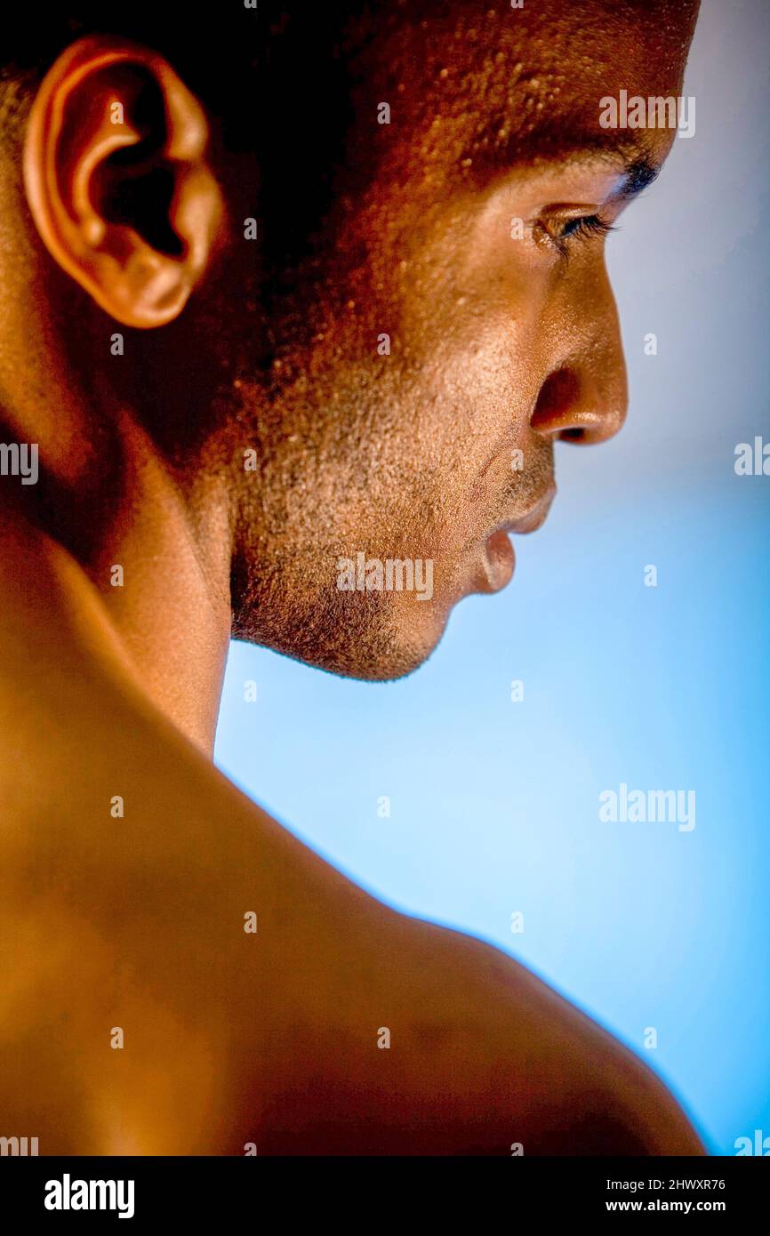 Male anatomy head neck side hi-res stock photography and images - Alamy