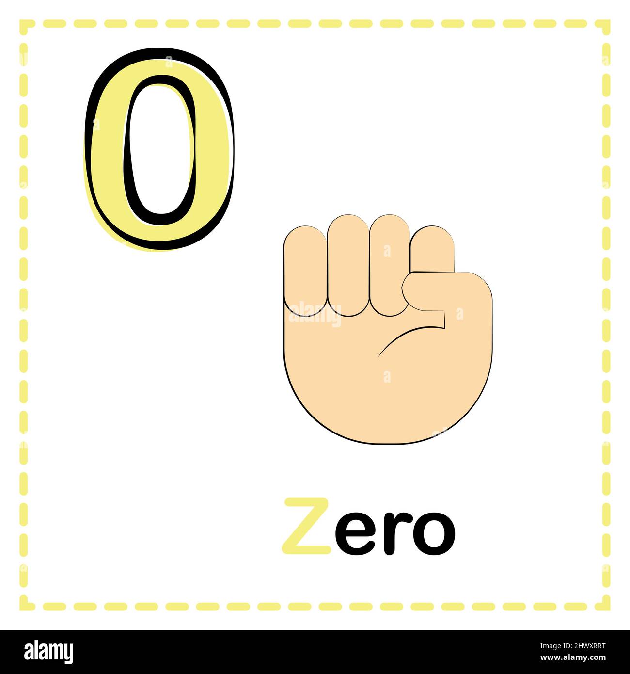 Hand gesture zero Stock Vector Images - Alamy