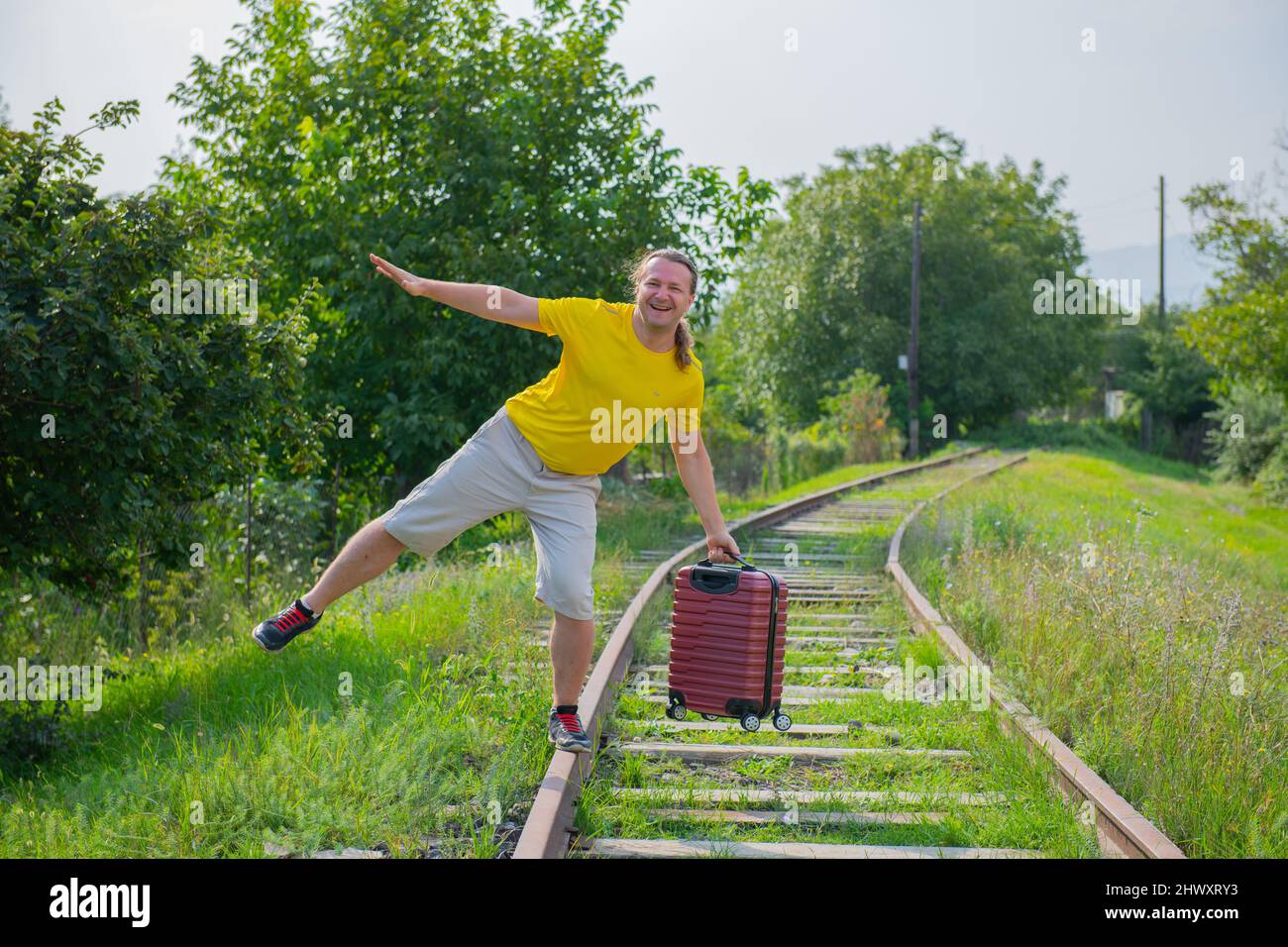 Train passenger platform sadness hi-res stock photography and images ...