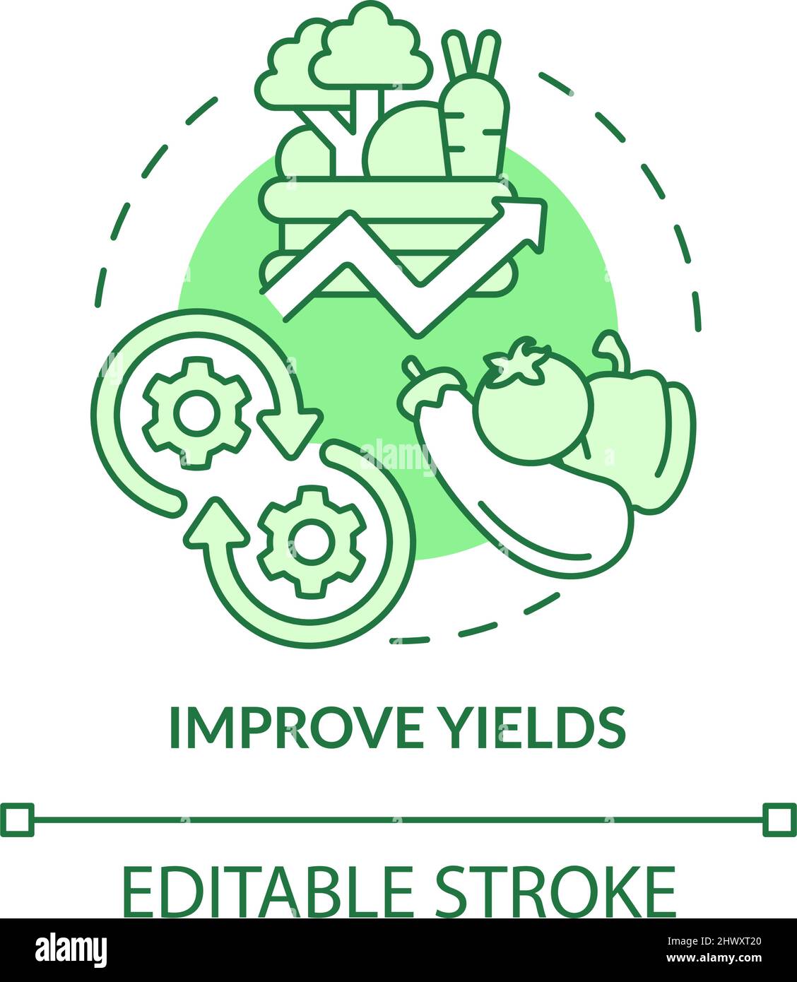 Crop yields Stock Vector Images - Alamy