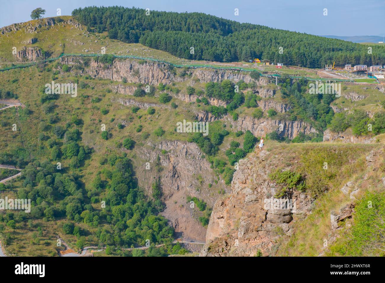 Dashbashi is located in the valley of the Khrami river Stock Photo - Alamy