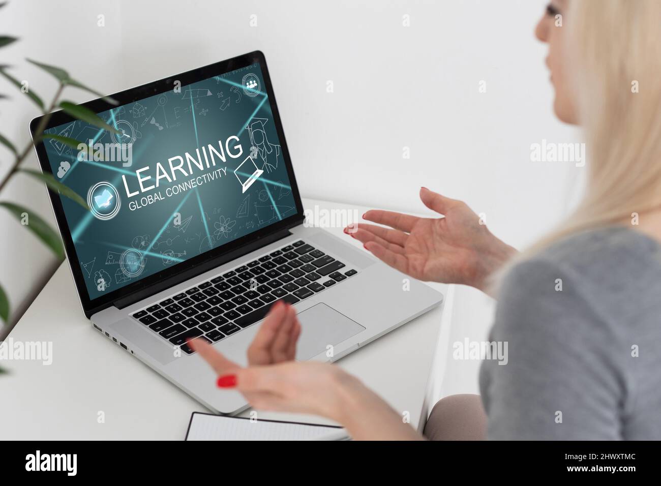 online course, e-learning. Online education Stock Photo - Alamy