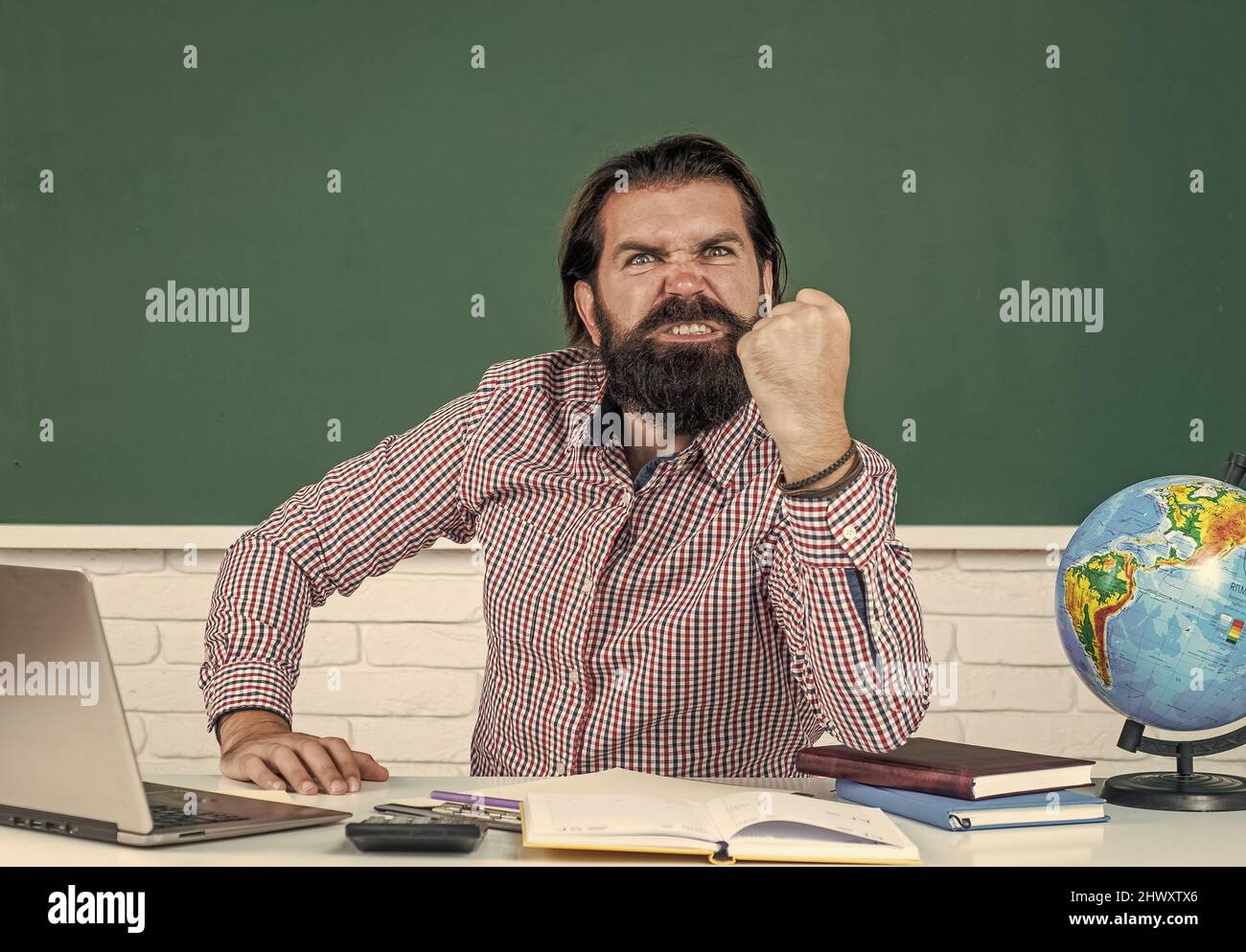 Angry teacher students hi-res stock photography and images - Alamy