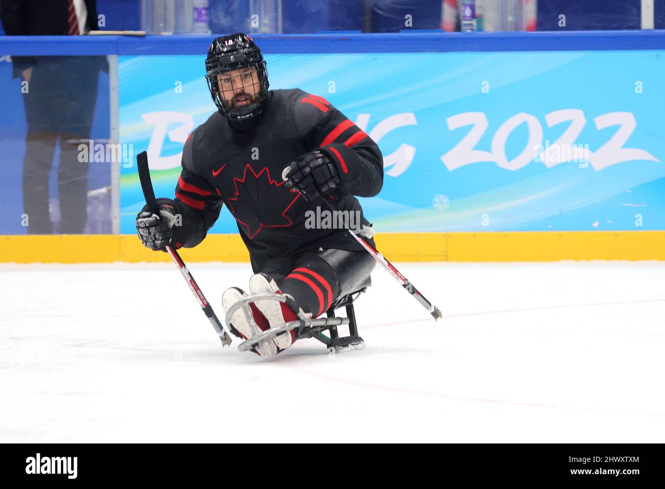 Beijing, China. 8th Mar, 2022. Billy Bridges (CAN) Para Ice Hockey ...
