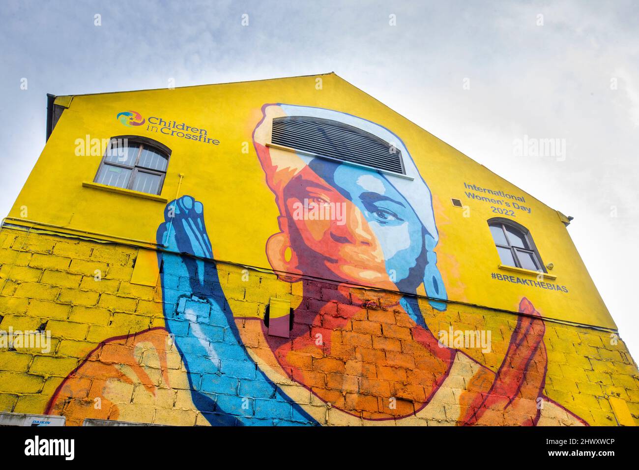 Children in Crossfire mural for International Women's Day 2022, Belfast ...