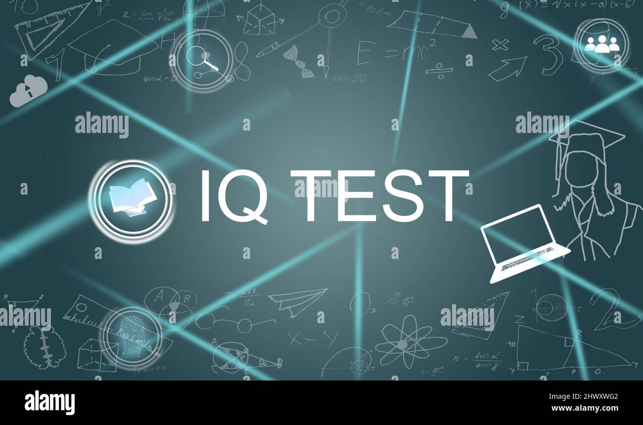 IQ EQ Test School Preschool Kids Level Education Concept Stock Photo ...