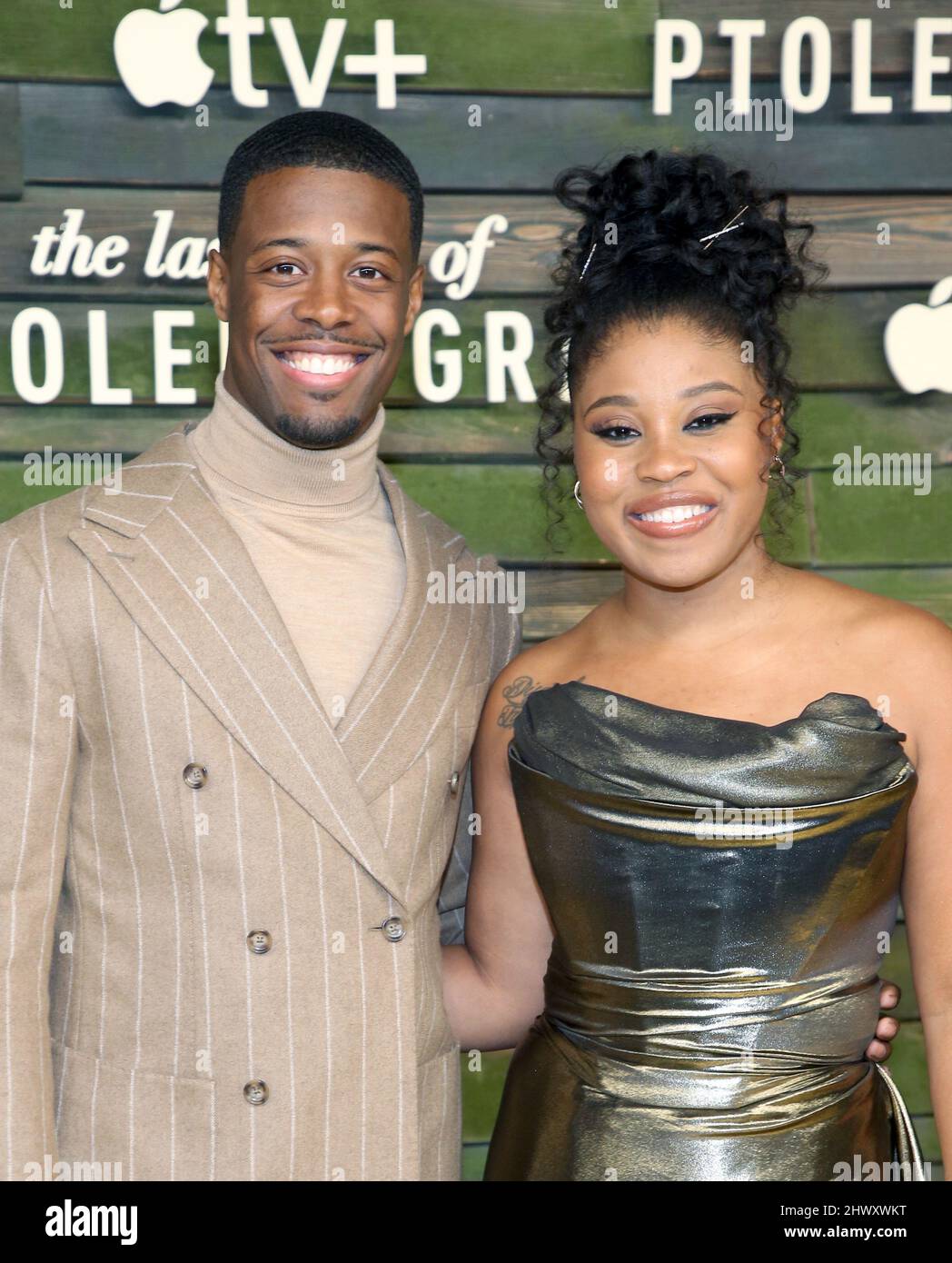 Los Angeles, Ca. 7th Mar, 2022. Patrick Walker, Dominique Fishback, at ...