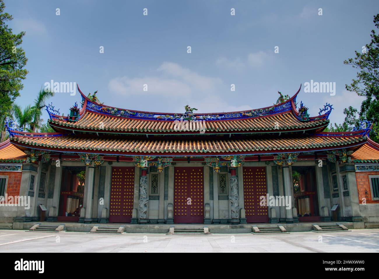 Lingxing Gate of Taipei Confucius Temple, Taipei,Taiwan Stock Photo - Alamy