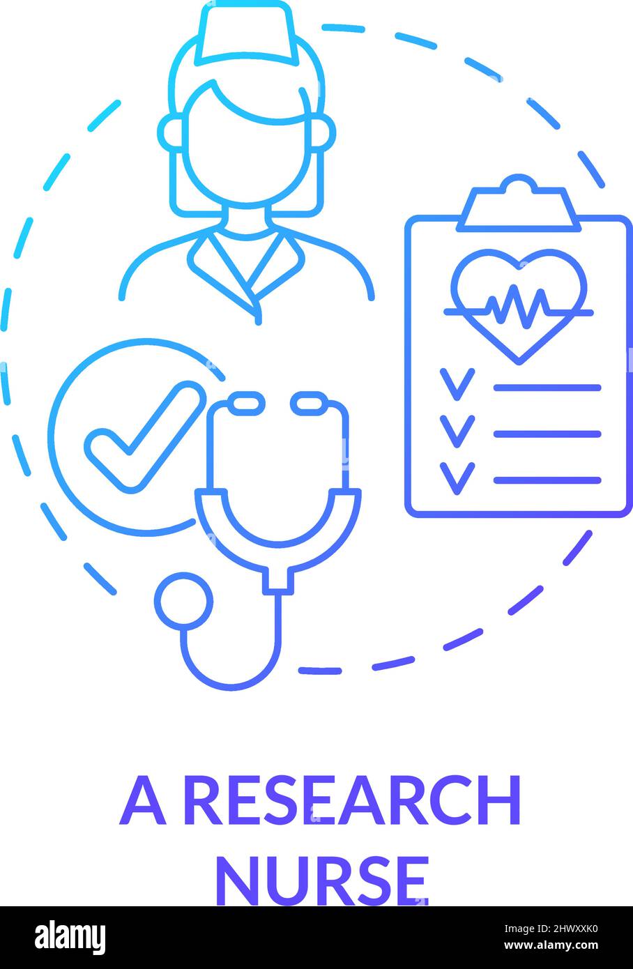 Nurse observation Stock Vector Images - Alamy