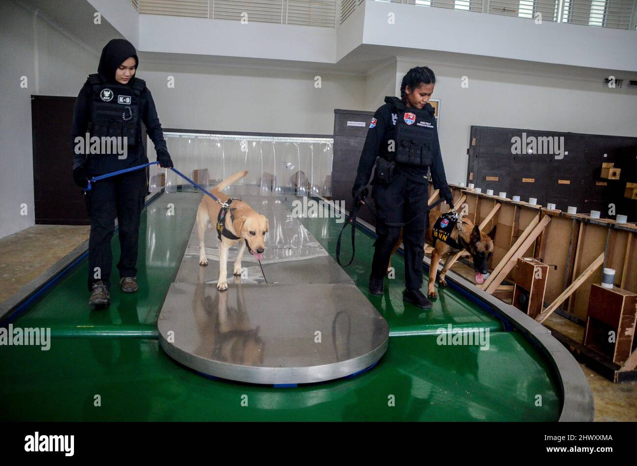 Bogor, Indonesia. 8th Mar, 2022. Members of Indonesian National ...