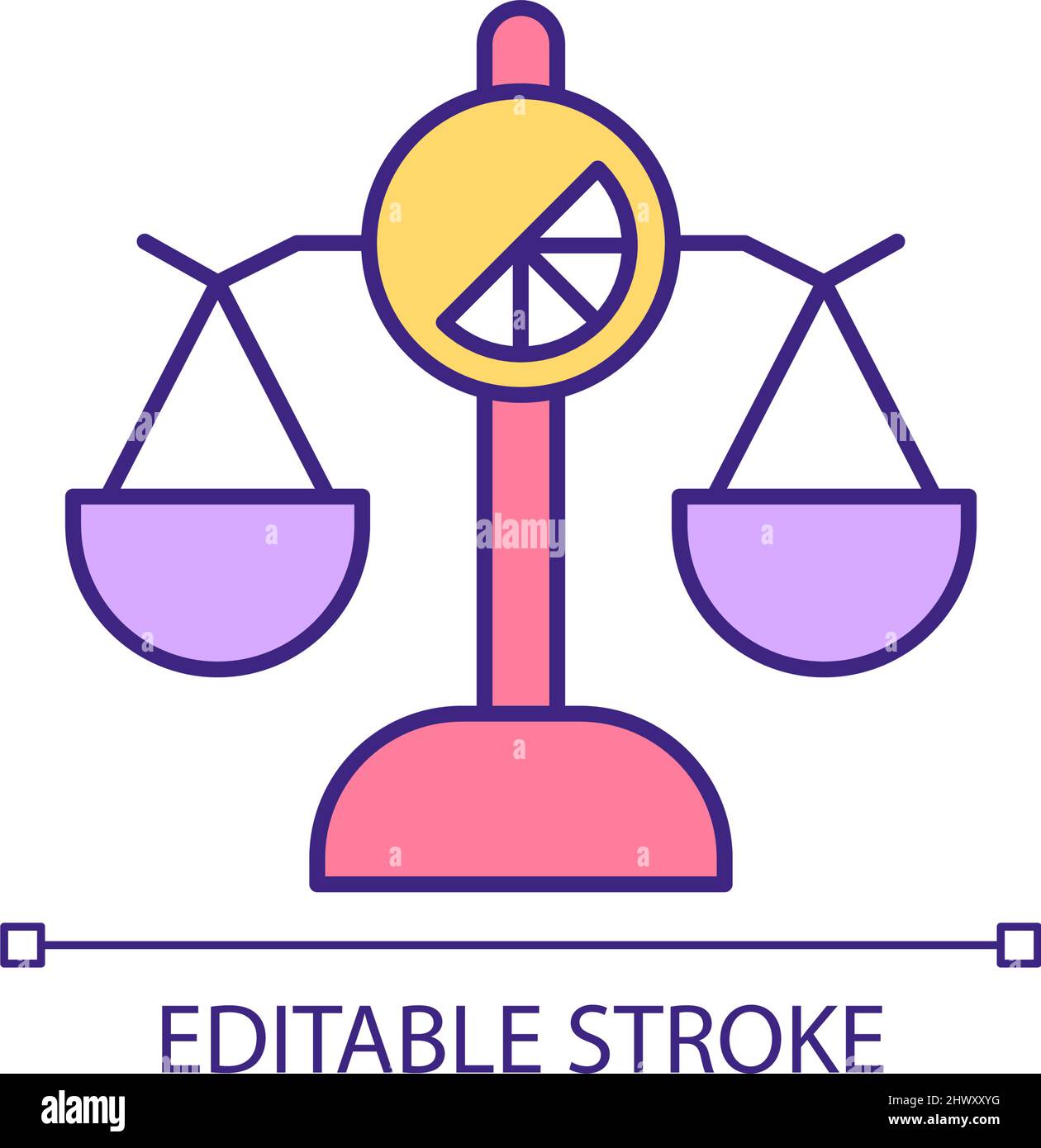 Balanced design of logo RGB color icon Stock Vector Image & Art - Alamy