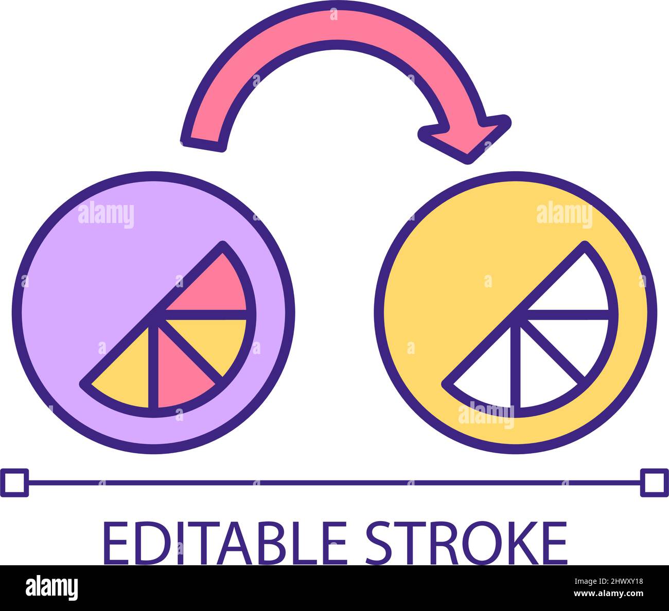 Use Simple Color Palette For Logo Design Rgb Color Icon Stock Vector