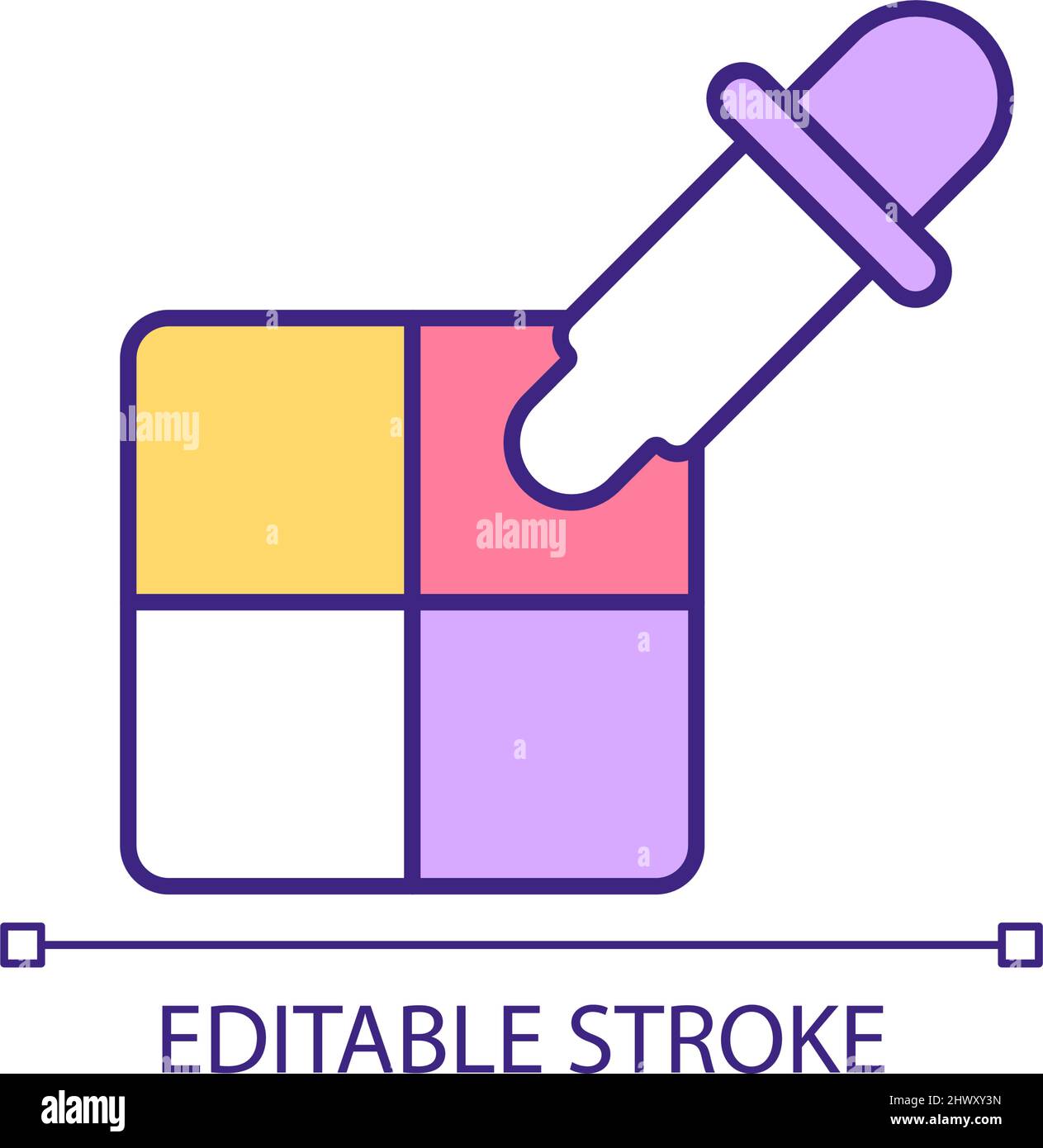 Choosing color shade for design RGB color icon Stock Vector Image & Art ...