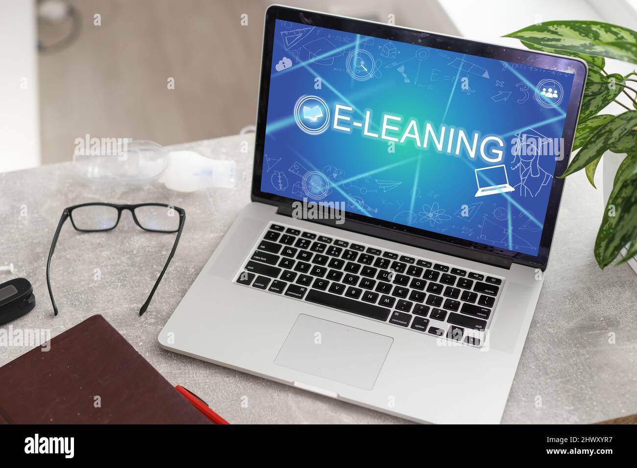 online course, e-learning. Online education Stock Photo - Alamy