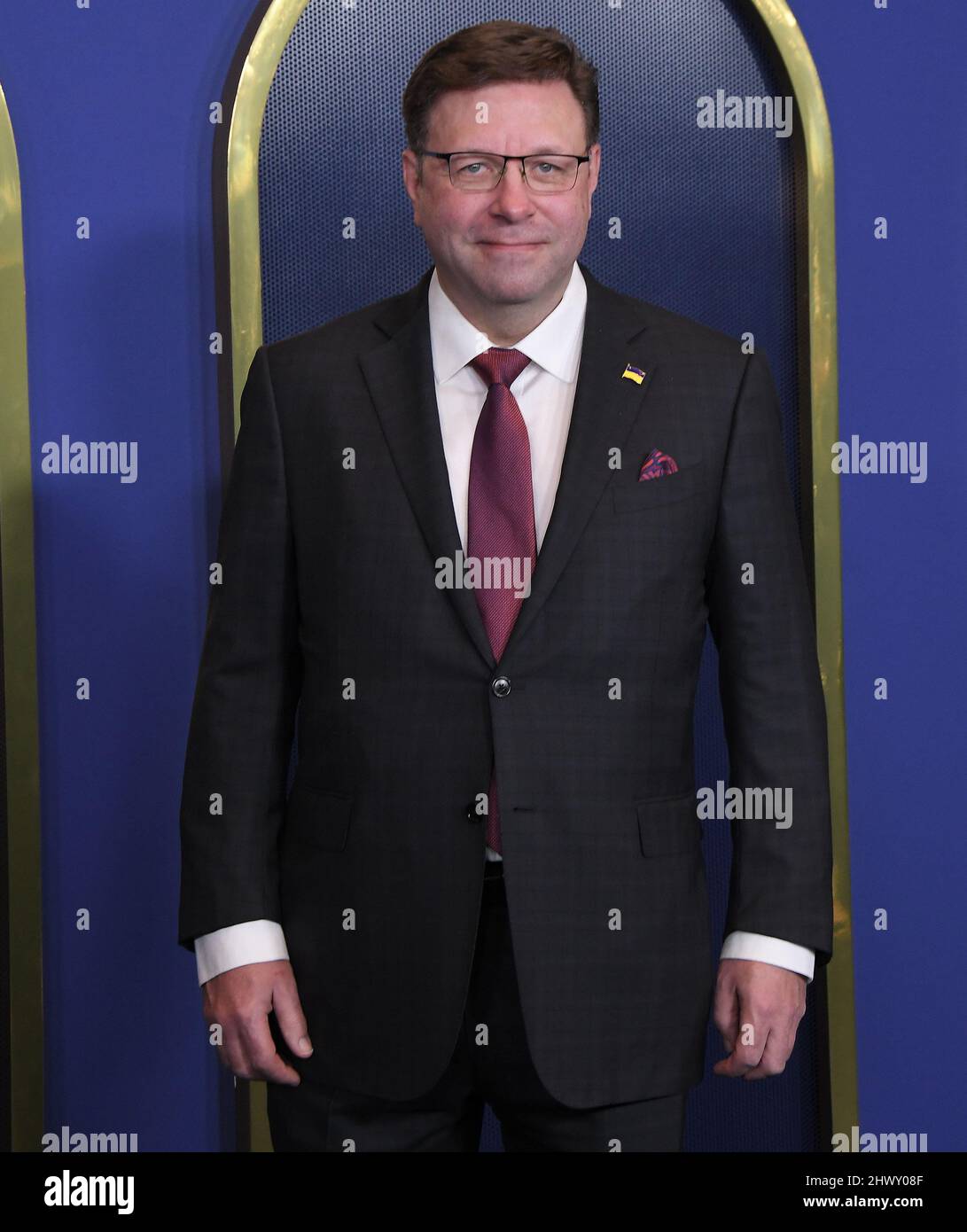 Los Angeles, USA, March 7, 2022. Ron Bartlett arrives at the 94th ...