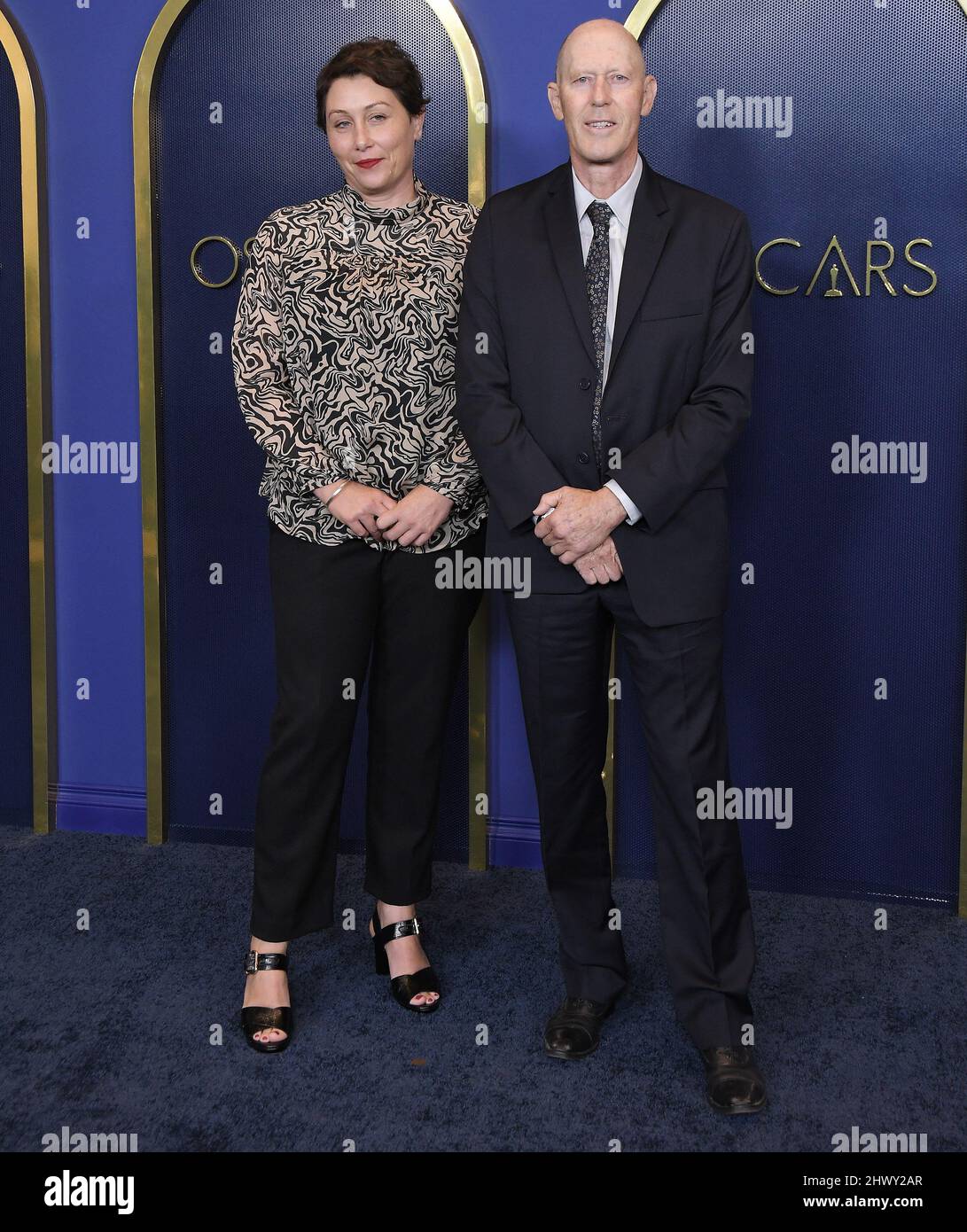 (L-R) Amber Richards and Grant Major arrives at the 94th Annual Oscars ...