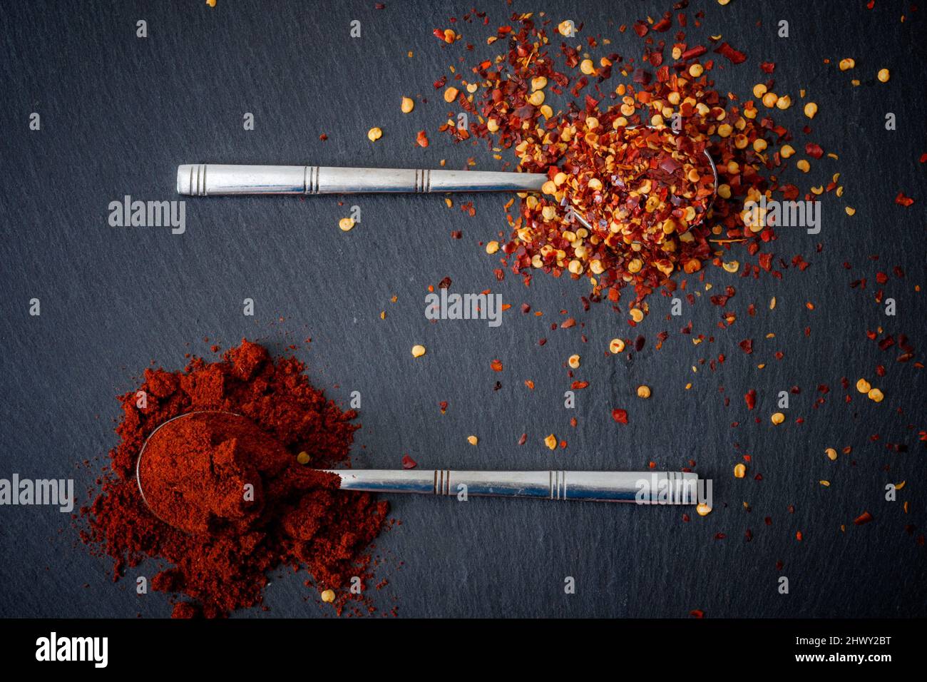 Spicy food, tasty exotic seasoning and assorted spice concept theme ...