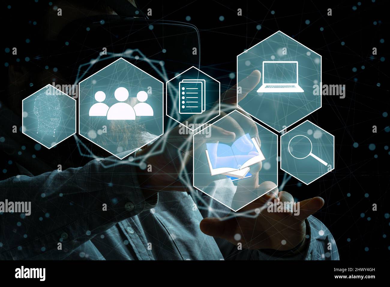 Digital Marketing Technology Solution for Online Business Concept ...