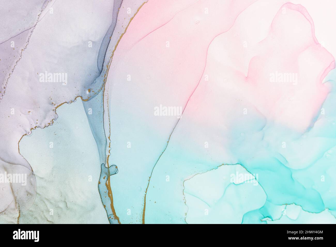 Abstract alcohol ink fluid art background in pink Stock Photo - Alamy