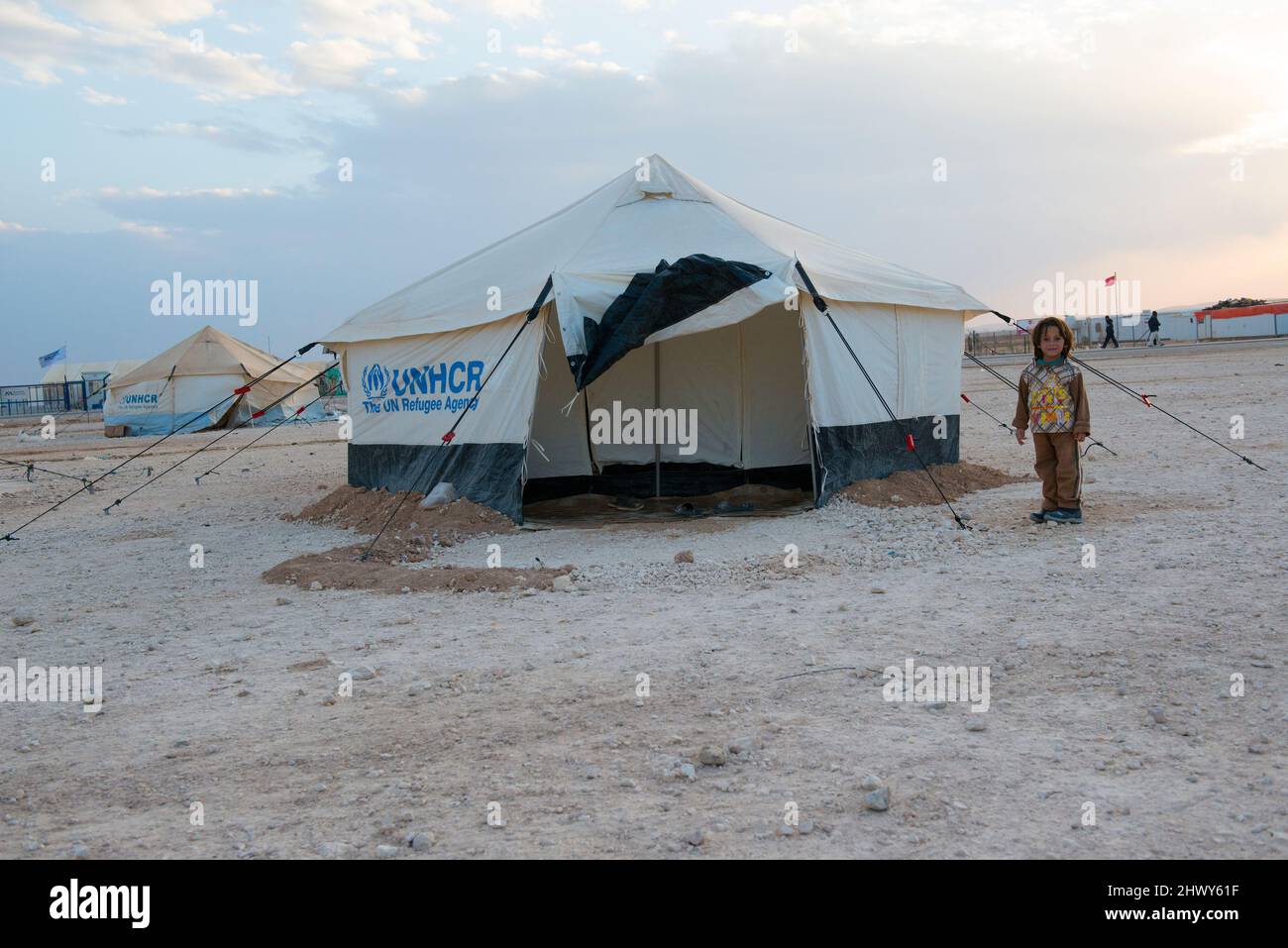 Al Za'atari, Jordan, Since the Civil War in Syria, refugees and victims ...