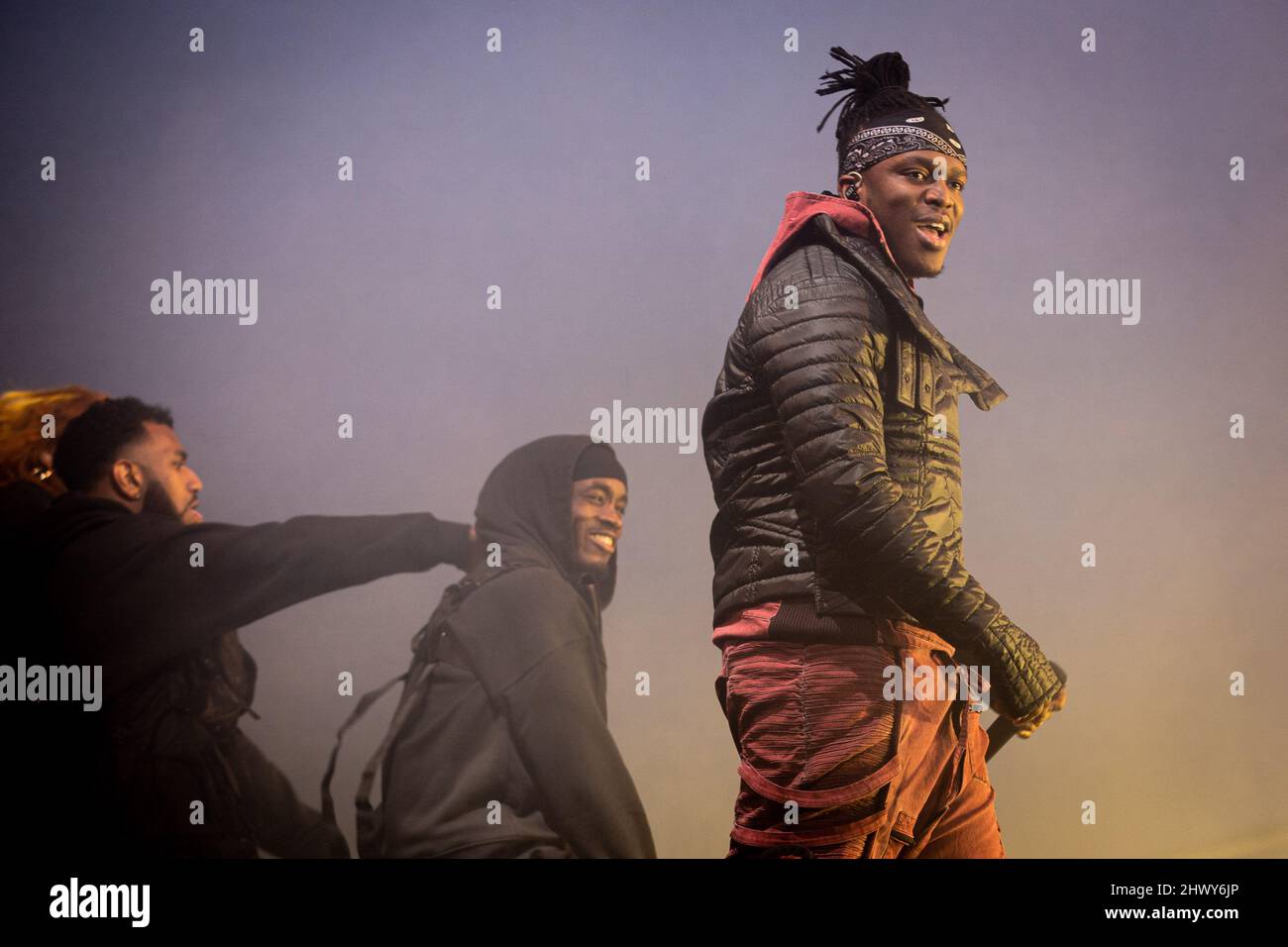 London, UK - February 25th, 2022: KSI performs on stage at Wembley ...