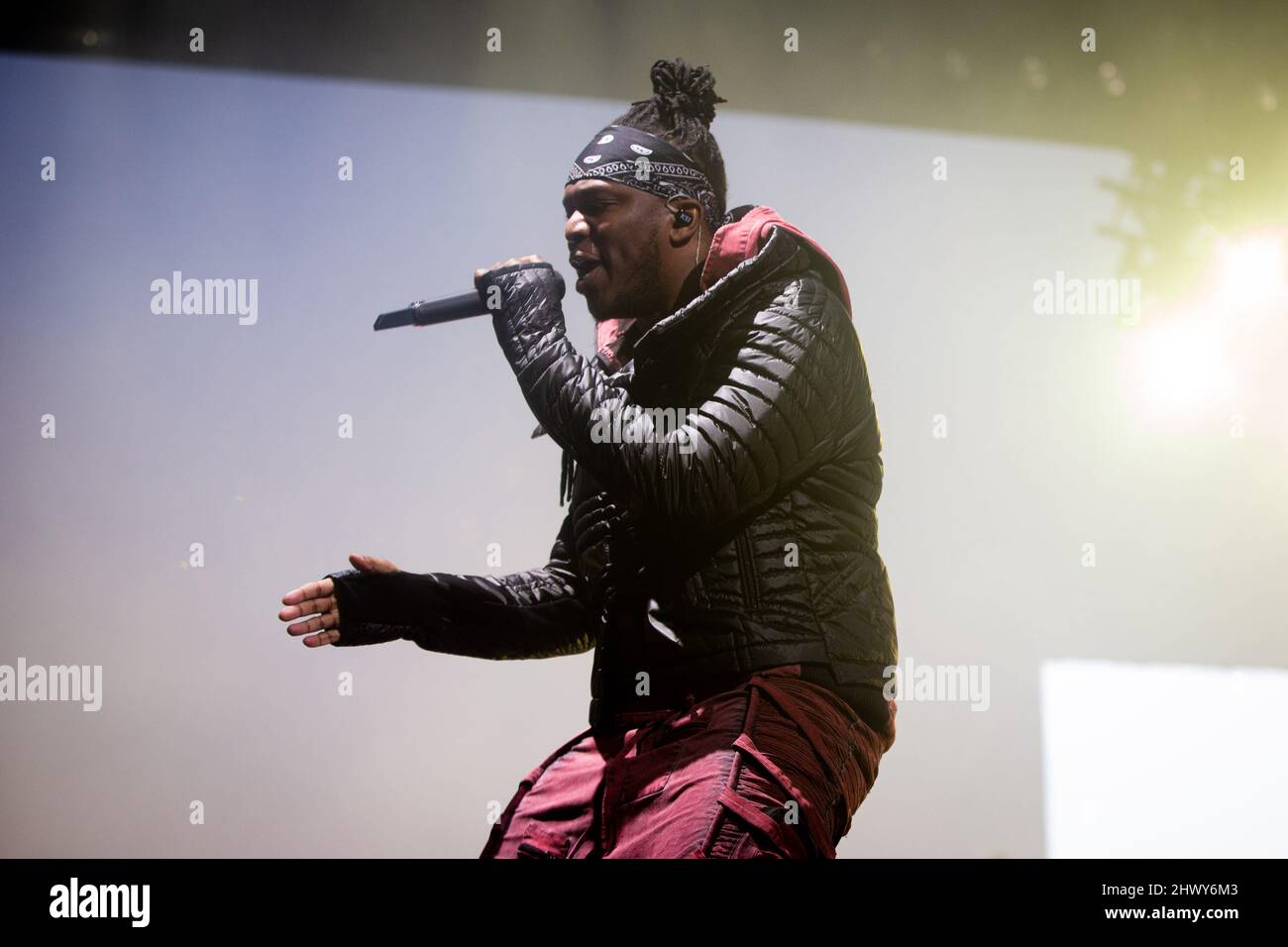 London, UK - February 25th, 2022: KSI performs on stage at Wembley ...