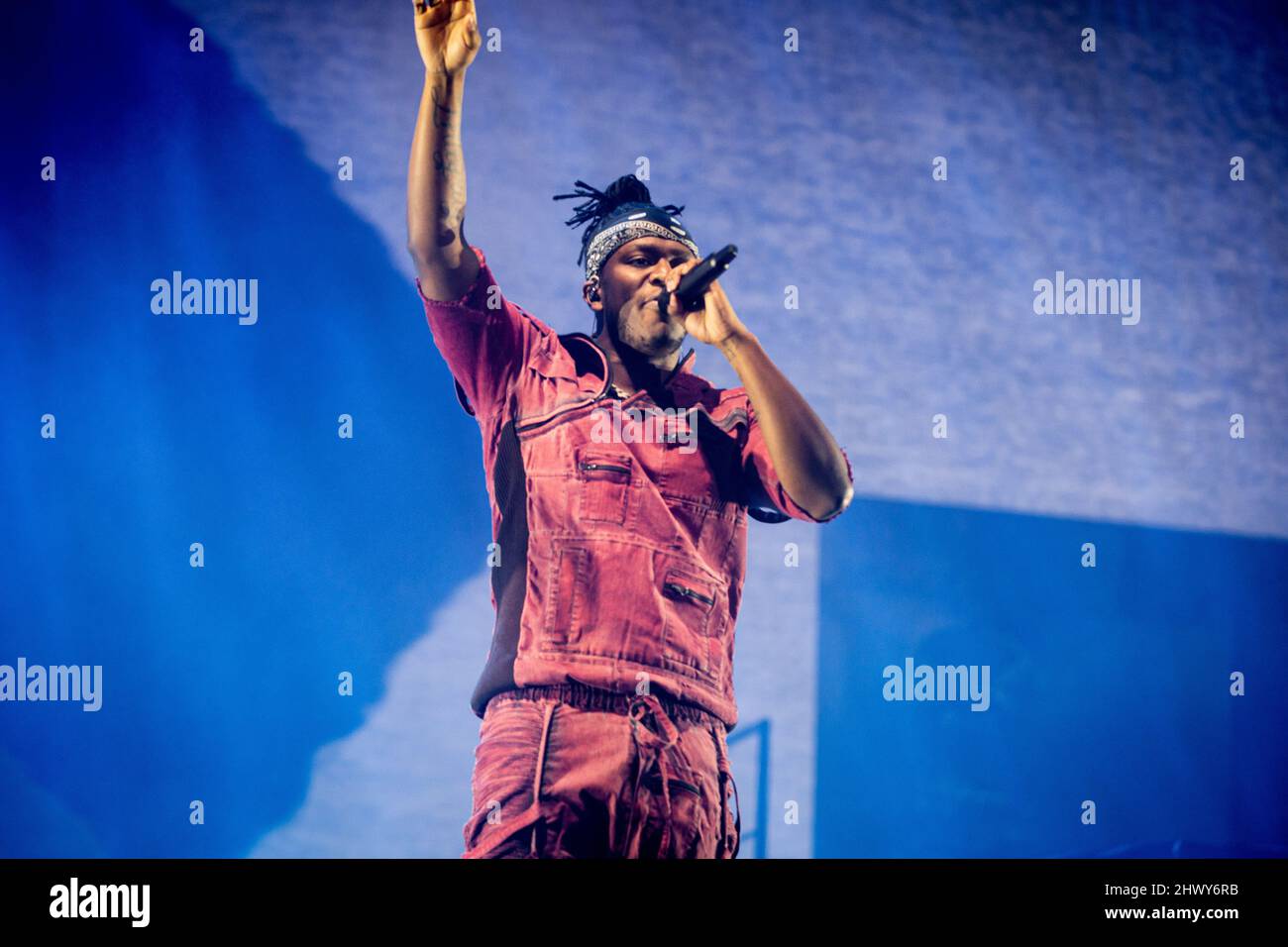 London, UK - February 25th, 2022: KSI performs on stage at Wembley ...