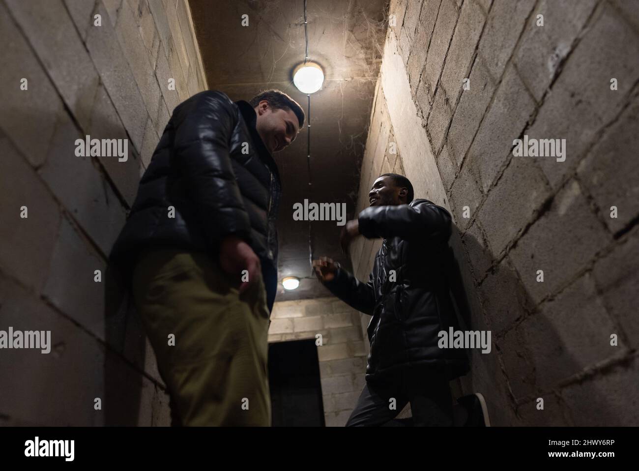 Underground refugee shelter hi-res stock photography and images - Alamy