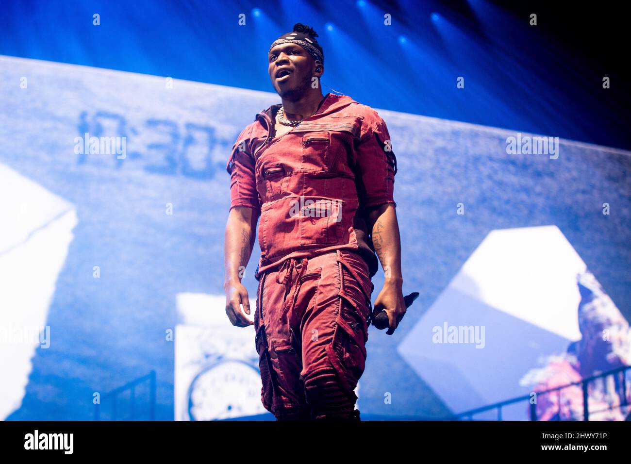 London, UK - February 25th, 2022: KSI performs on stage at Wembley ...