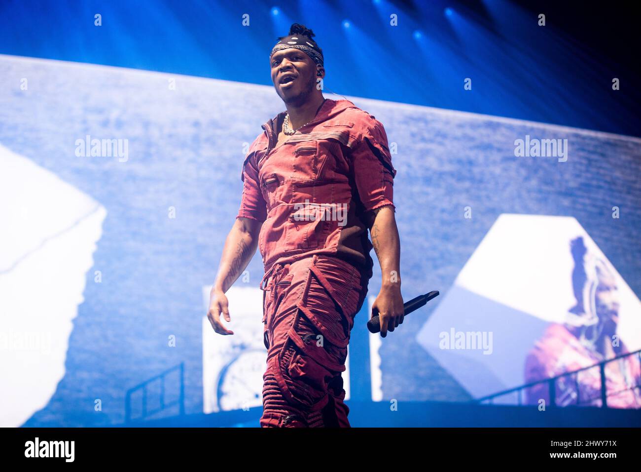 London, UK - February 25th, 2022: KSI performs on stage at Wembley ...