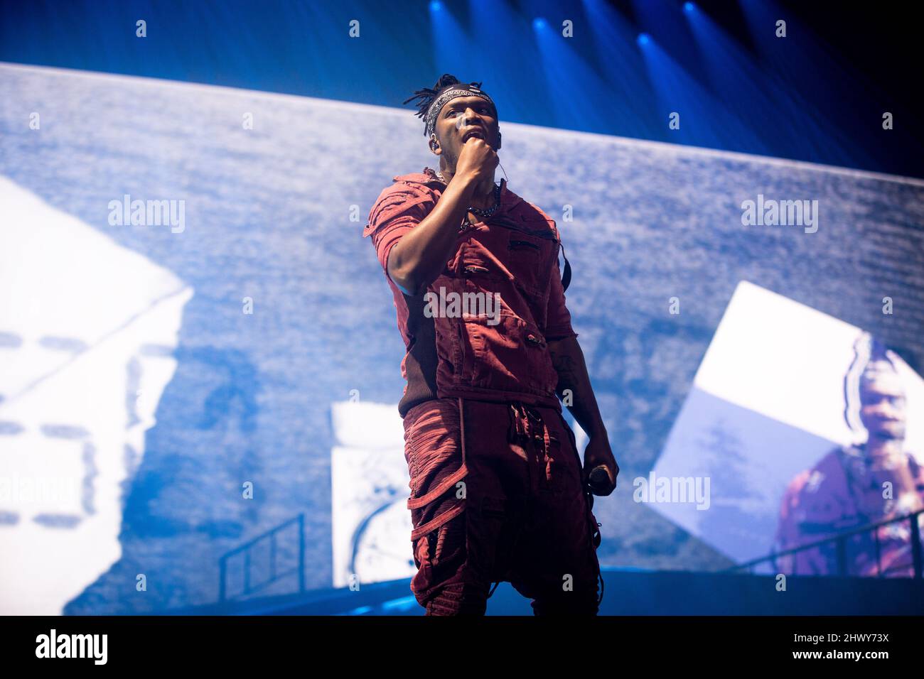 London, UK - February 25th, 2022: KSI performs on stage at Wembley ...