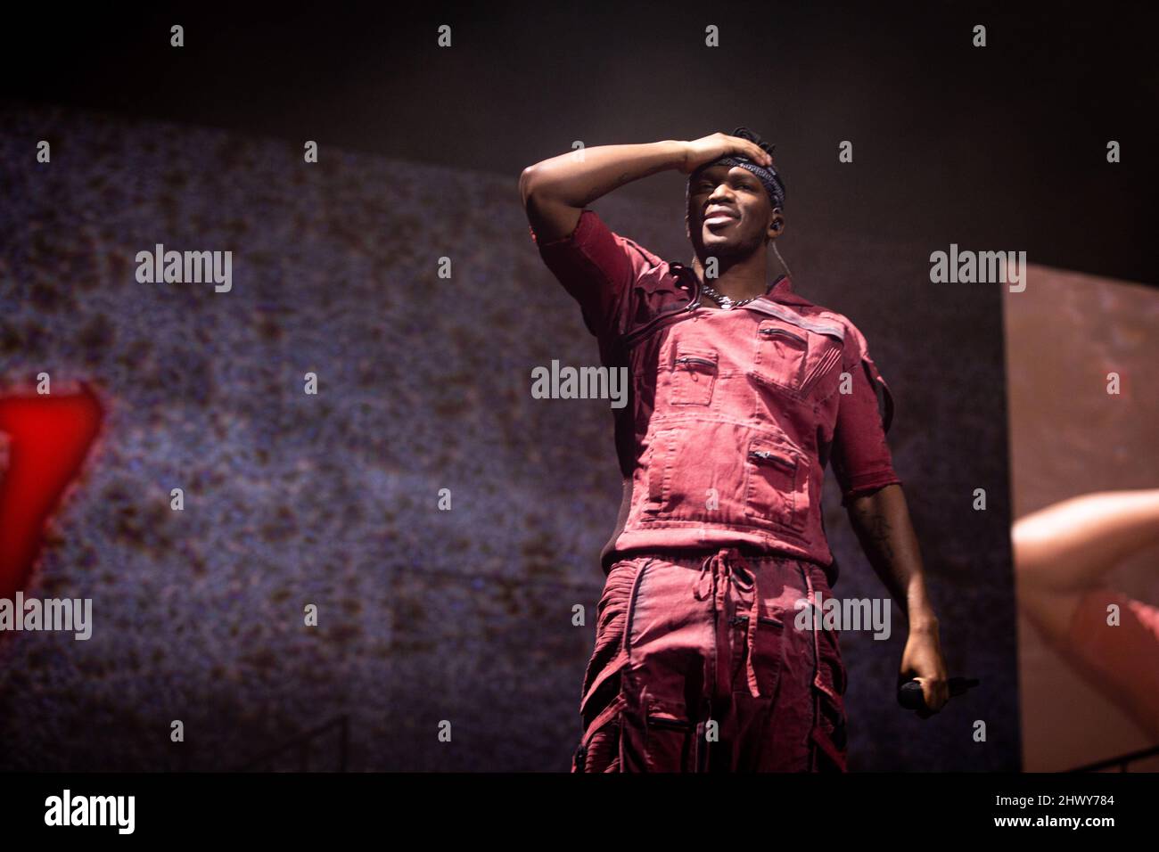 London, UK - February 25th, 2022: KSI performs on stage at Wembley ...